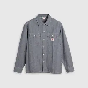 LEVI'S Long Sleeve Worker Shirt - Blue
