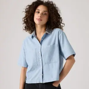 LEVI'S Harlie Short Sleeve Cropped Shirt