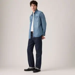 LEVI'S 501 Original Selvedge Jeans - Navy