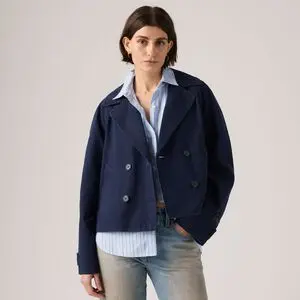 LEVI'S Bree Cropped Swing Trench Jacket