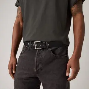 LEVI'S Maverick Eyelet Belt - Black