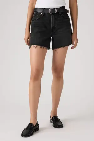 LEVI'S Ribcage Shorts - Black