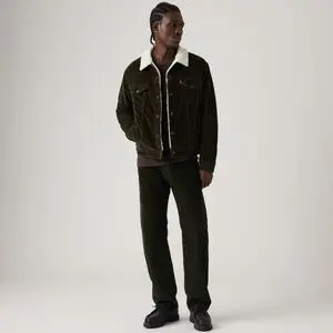 LEVI'S 555 Relaxed Straight Corduroy Trousers - Black