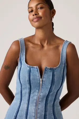 LEVI'S Seamed Zip Dress