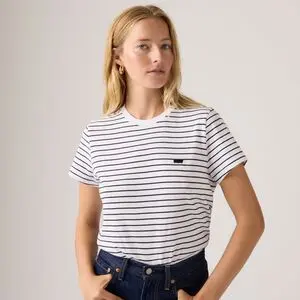 LEVI'S Cotton Striped T-shirt - White