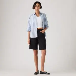 LEVI'S Baggy Dad Denim Shorts - Black