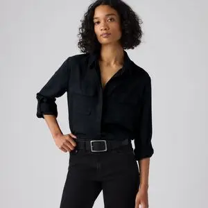 LEVI'S Elaine Lightweight Utility Shirt - Black
