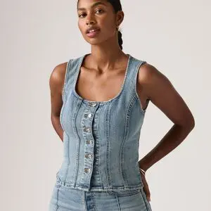 LEVI'S Sculpted Top - Blue