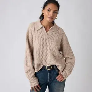 LEVI'S Nova Cable Sweater - Brown