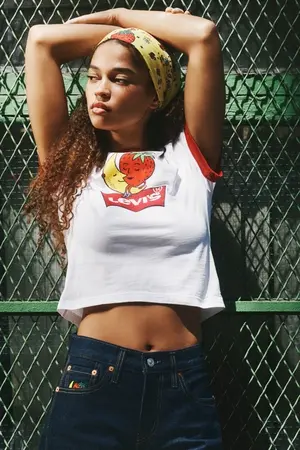 LEVI'S X Sky High Farm Goods Baby Ringer Tee