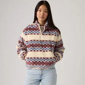LEVI'S Gemma Sherpa Quarter-zip Sweatshirt