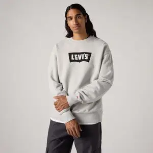 LEVI'S Premium Graphic Crewneck Sweatshirt - Grey