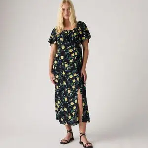LEVI'S Amara Column Midi Dress - Blue