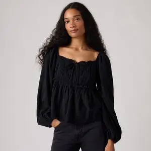 LEVI'S Ottie Long Sleeve Boho Blouse