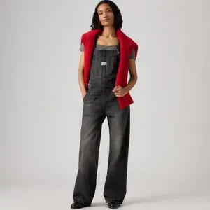 LEVI'S Baggy Overalls - Black