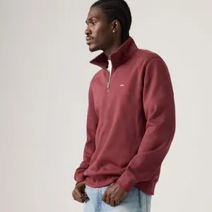 LEVI'S Housemark Quarter Zip Pullover - Red