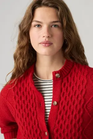 LEVI'S Charlotte Crewneck Cardigan