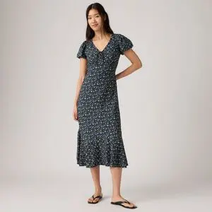 LEVI'S Lira Short-sleeve Midi Dress - Blue