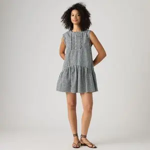 LEVI'S Solara Sleeveless Linen Mini Dress - Blue