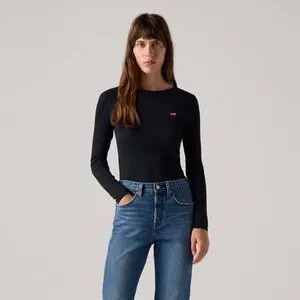 LEVI'S Hayes Long-sleeve Crewneck Tee - Black
