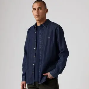 LEVI'S Battery Housemark Standard Shirt - Blue