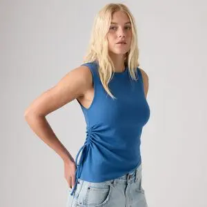 LEVI'S Alila Asymmetrical Sleeveless Top - Blue