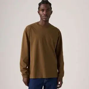 LEVI'S Long Sleeve Workwear Tee - Brown