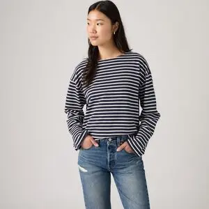 LEVI'S Esme Relaxed Long Sleeve Top - Blue