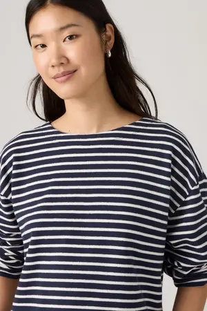 LEVI'S Esme Relaxed Long Sleeve Top - Blue