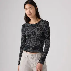 LEVI'S Graphic Essential Long Sleeve Crewneck Tee