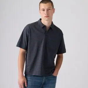 LEVI'S Finn Boxy Pocket Polo - Blue