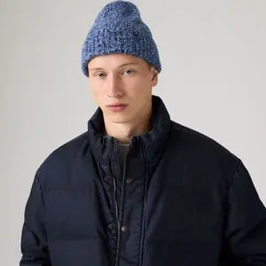 LEVI'S Levi's Ribbed Knit Beanie Blue
