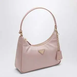 Prada Re-edition 2005 Bag In Pesco Re-nylon And Saffiano Leather - Pink