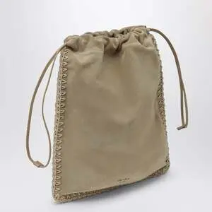 Prada Wish Pouch In Deserto Suede
