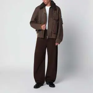 Sacai Melton Wool Blouson Jacket