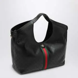 Gucci Giglio Large Perforated Leather Tote Bag