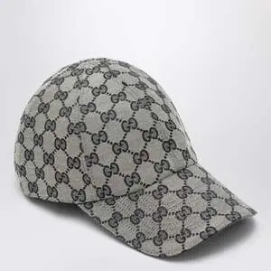 Gucci Blue Gg Cotton Canvas Baseball Cap