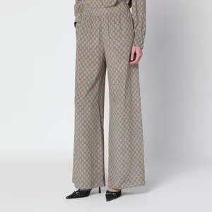 Gucci Leisure Trousers In Gg Silk