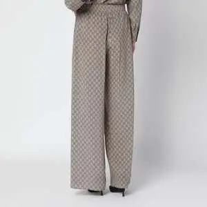 Gucci Leisure Trousers In Gg Silk