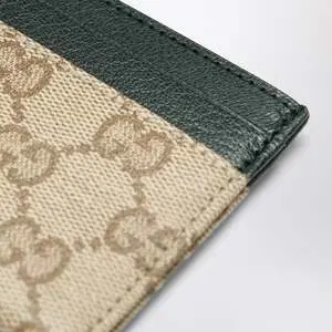 Gucci Sand Gg Canvas Essence Classic Cardholder
