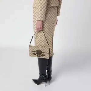 Gucci Horsebit Ristretto Medium Shoulder Bag