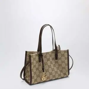 Gucci Small Shopping Bag With Double G Charm