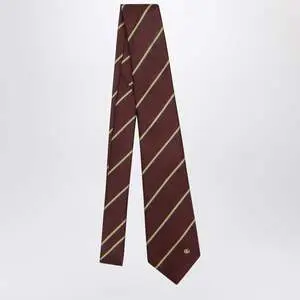 Gucci Striped Silk Jacquard Neck Tie - Multicolor