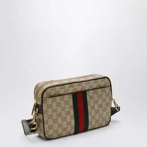 Gucci Small Shoulder Bag In Coated Gg Fabric