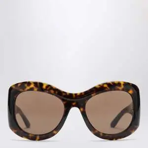 Gucci Round Havana Acetate Sunglasses