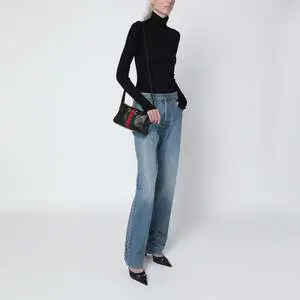 Gucci Horsebit Web Leather Camera Bag