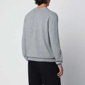Play Comme Des Garcon Light Wool Cardigan With Heart Patch