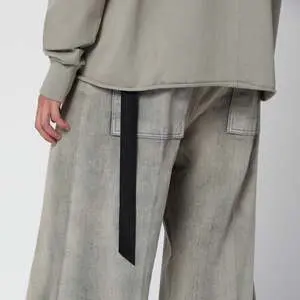 Rick Owens Tower Mineral Cotton Crewneck Sweatshirt