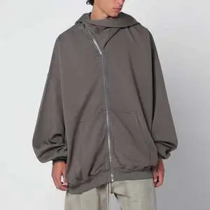 Rick Owens Mountain Hunter Gravel Cotton Hoodie - Brown