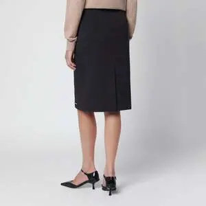 Miu Miu Stretch Poplin Pencil Skirt